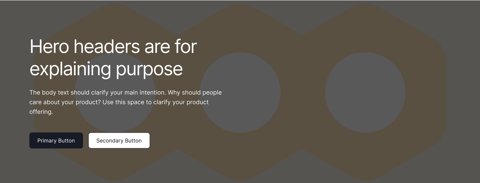 Hero Header Inspiration